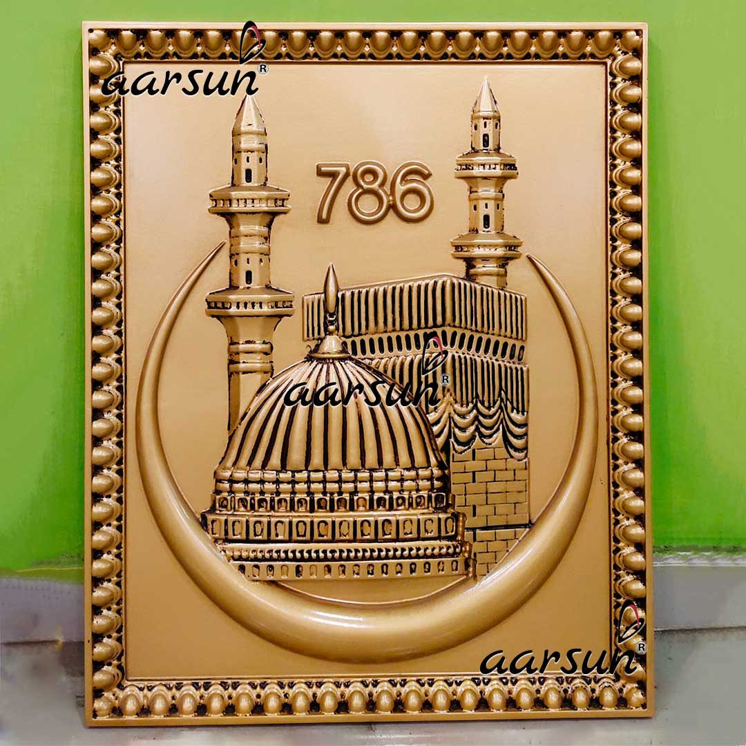 786 Wall frame in Antique Gold