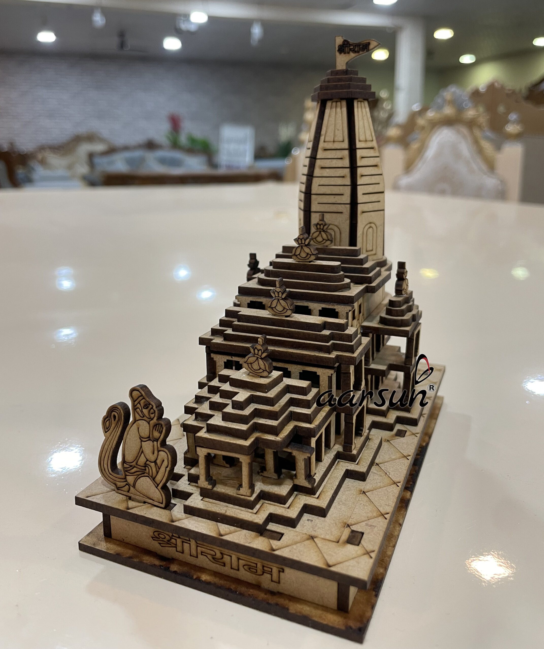 Wooden Ram Mandir Model Online for Home