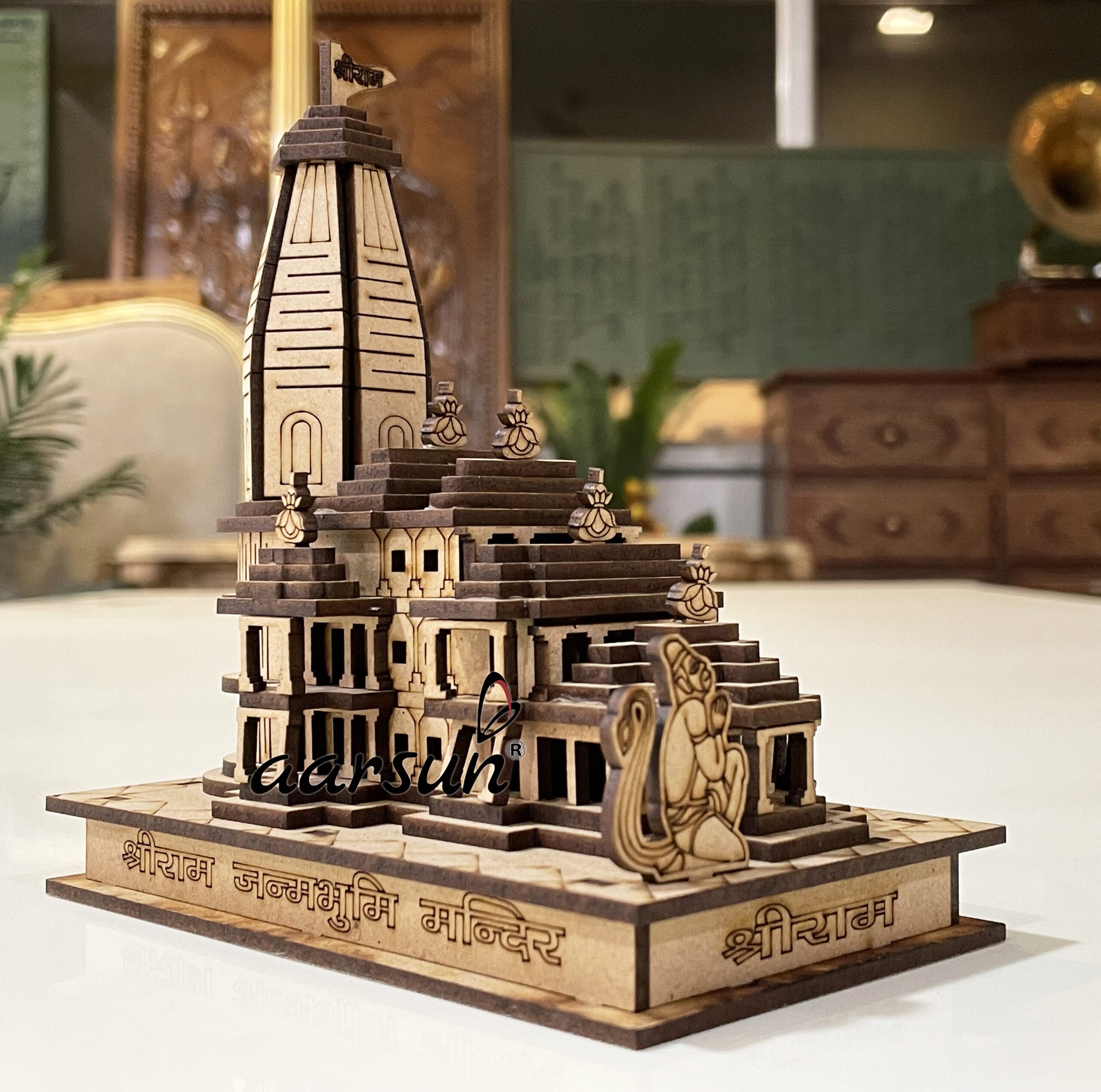 Wooden Ram Mandir Model Online for Home