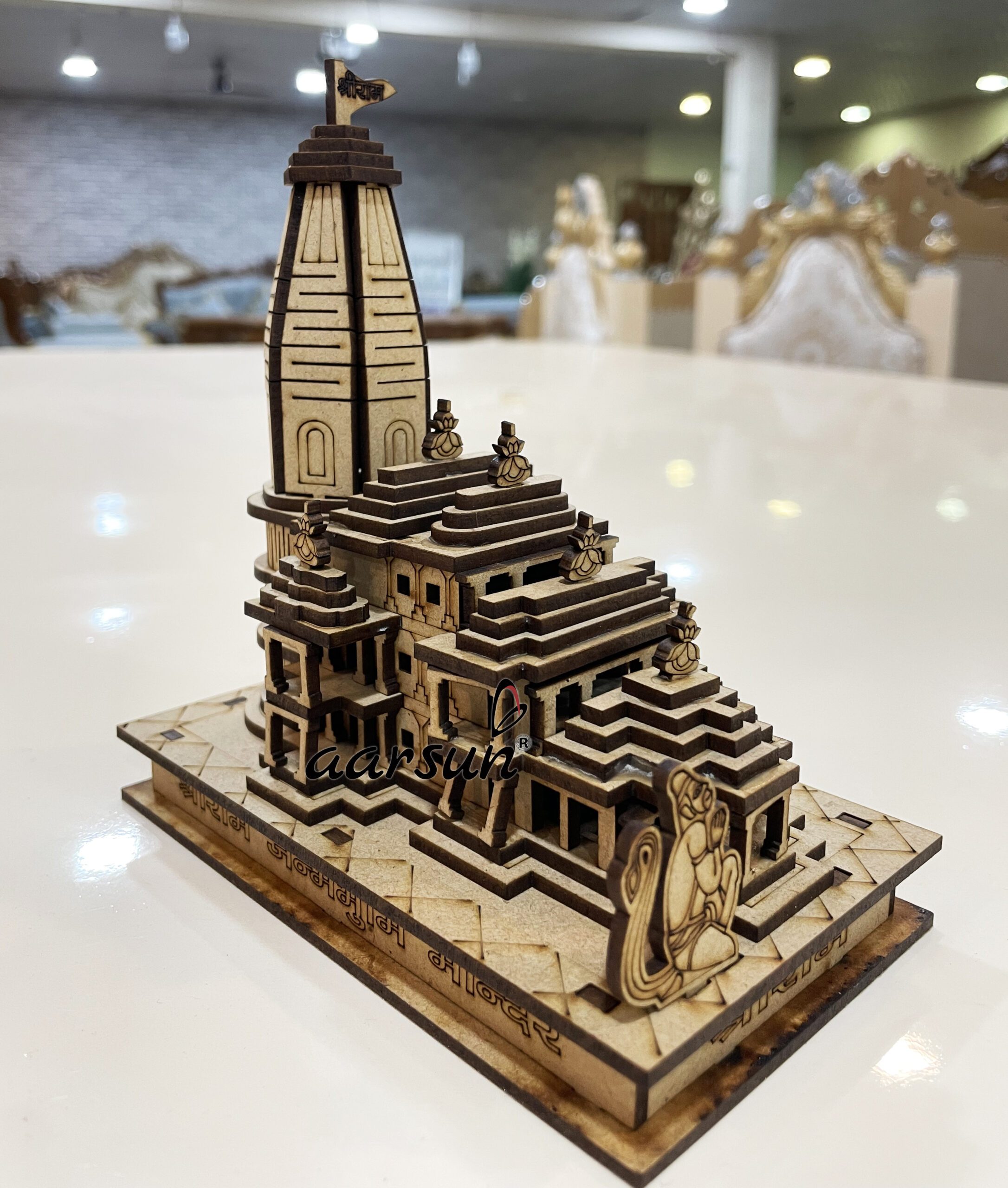 Wooden Ram Mandir Model Online for Home