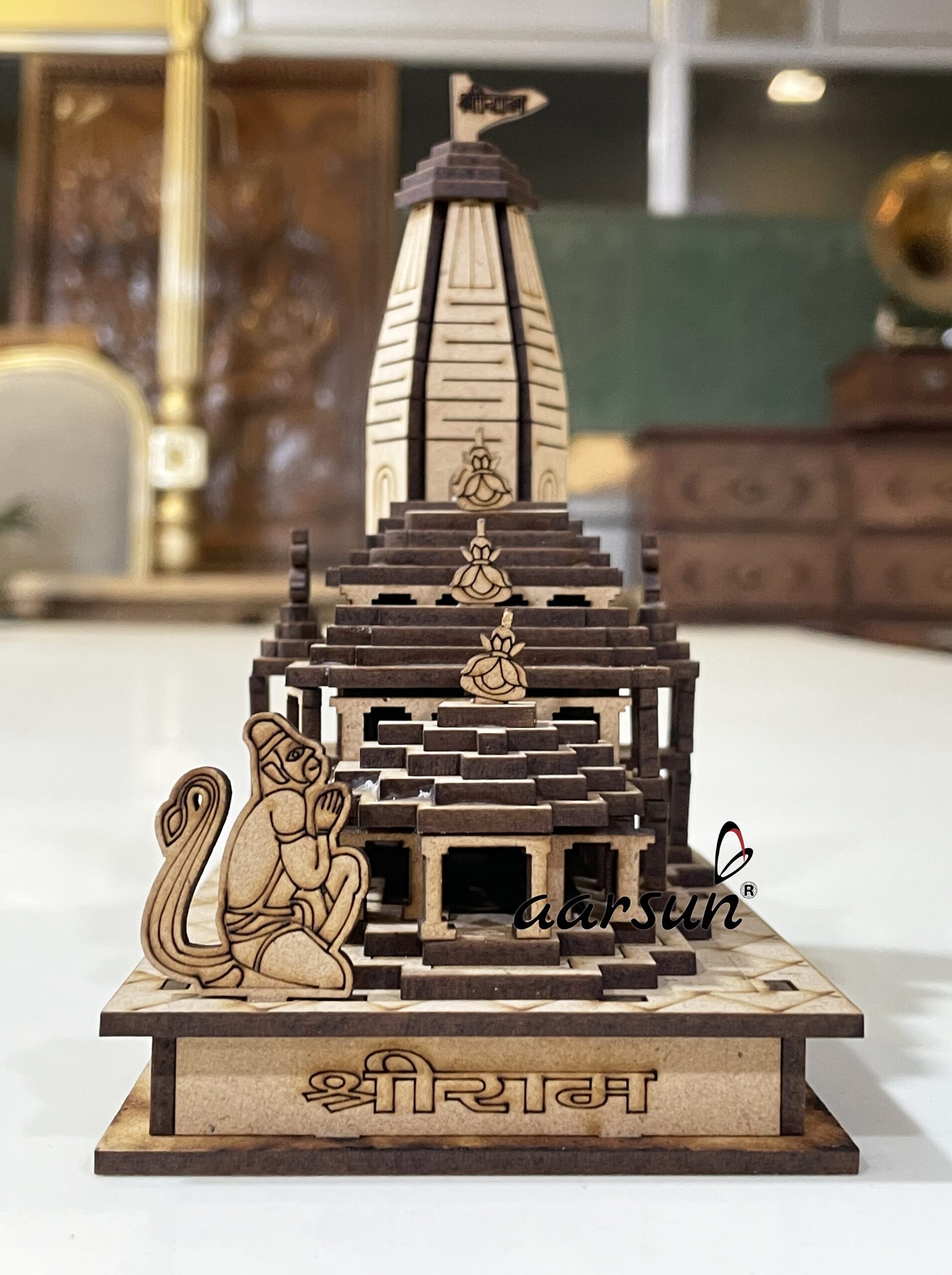 Wooden Ram Mandir Model Online for Home