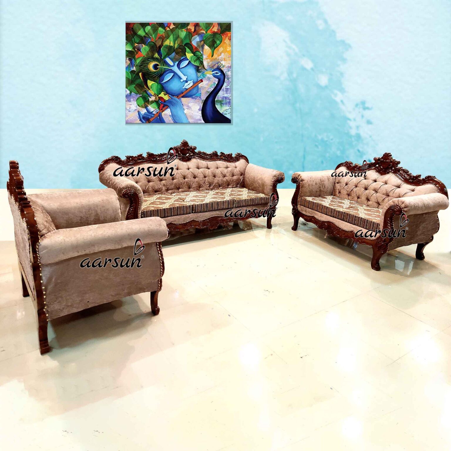 Best Handmade Rajwada design Sofa Set SF-0037