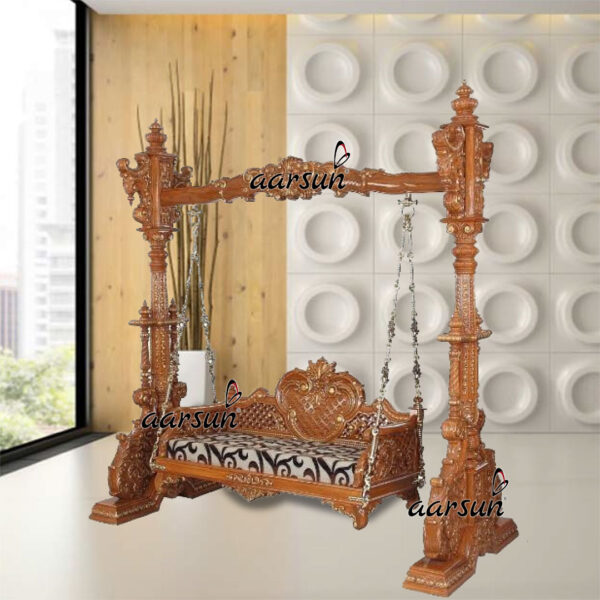 Handmade Wooden jhoola/ Best Indoor Swings SWG-0040