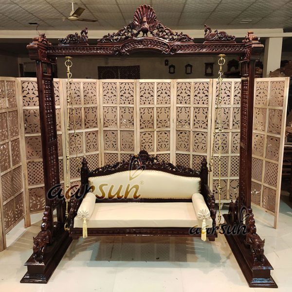 Wooden Floor Standing Swing /Best Quality Jhula YT-158