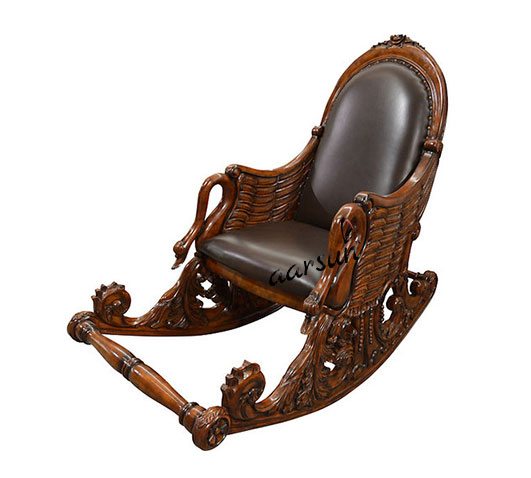 Royal Rocking Chair - Quality Wood - ROK-0009