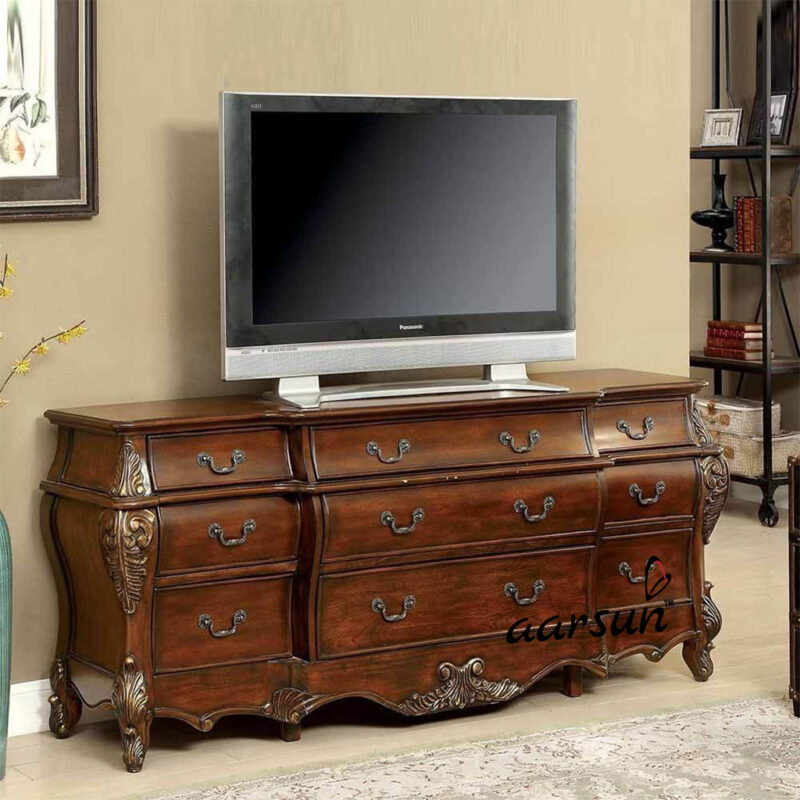 Handmade TV Unit / High Quality Wood Cabinets TVCB-0015