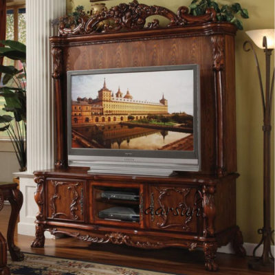 Antique Style TV Unit/ Best Quality Wooden Cabinet TVCB-0017