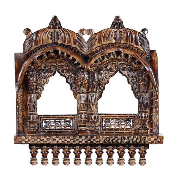 Gold Finish Jharokha Frame - Premium Quality - JH-0032