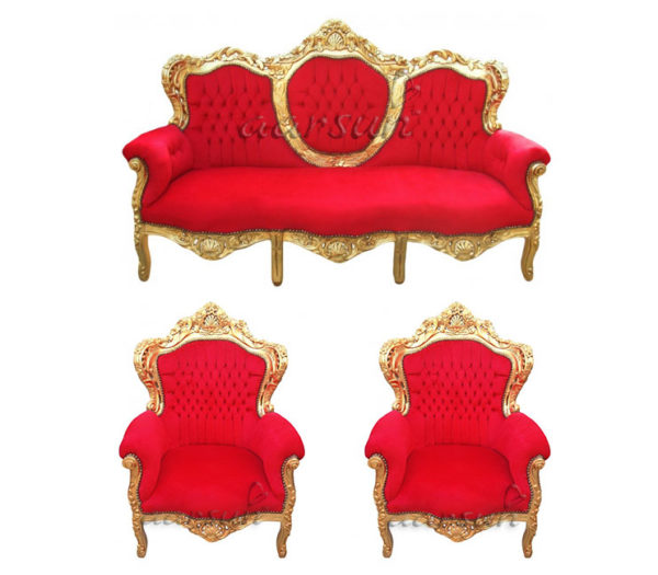 Best Goldie Wooden Sofa Set-SF-0068