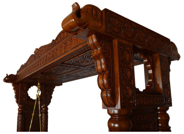 Traditional Hand Carved Wooden Jhoola