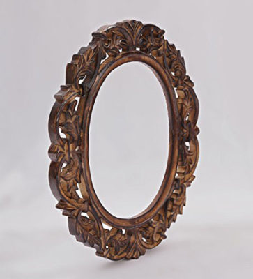 Beautiful Leaf Design Mirror Frame FRM-0015