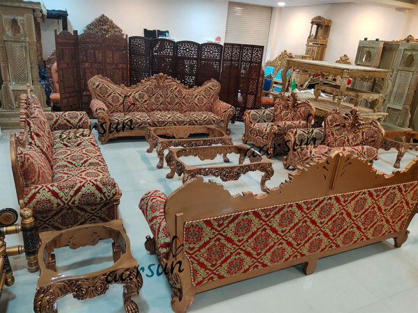 Best Quality copper finish sofa set YT-107