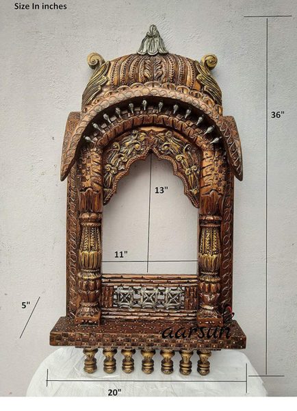 Traditional Jharokha Frame - Quality Wood -JH-0016