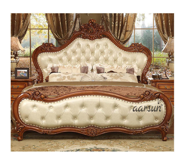 Best Quality Hand Carved Wooden BED-0037