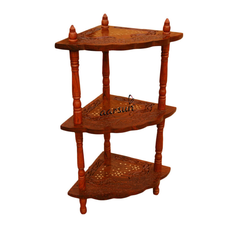 Premium Quality Wooden Corner Stand COR-0002