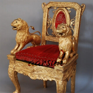 Guruji Chair Gaddi Satsang Singhasan Lion Chair Factory price