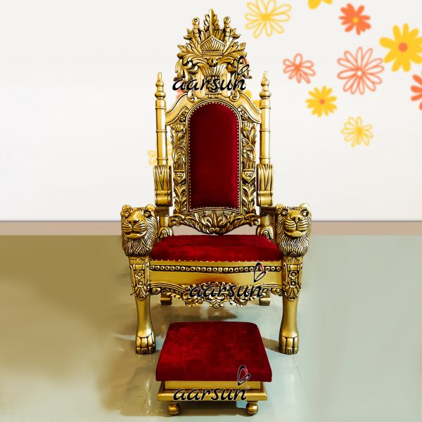 Traditional Guruji Chair in Teak Wood YT752 - Aarsun