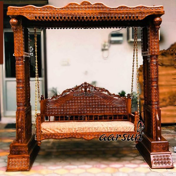 Wooden Swing Jhula Floor Standing YT-346