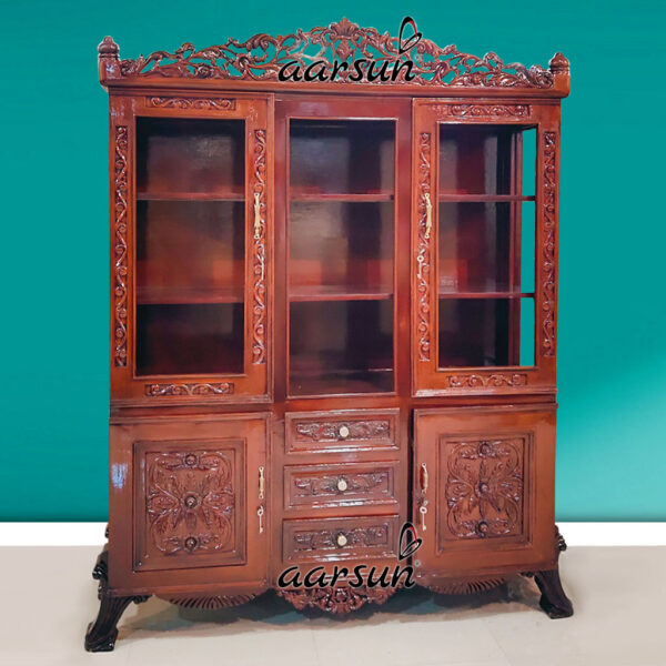 Handcrafted Multipurpose Cabinet Showcase Armoire Almirah 411