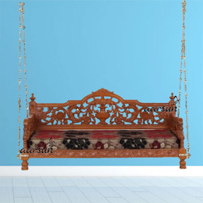 Wooden Indoor Hanging Jhula SWG-0058