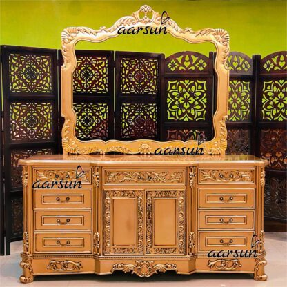 Classic Contemporary Antique Gold Dresser YT-498 – Aarsun
