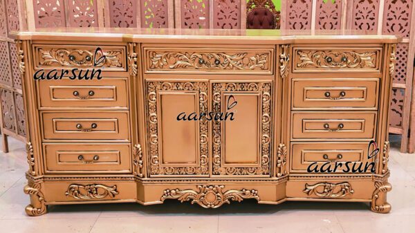 Classic Contemporary Antique Gold Dresser YT-498 – Aarsun