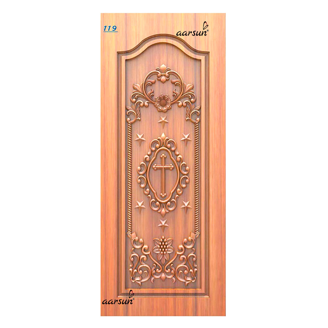 Cross & Stars Door Design-119