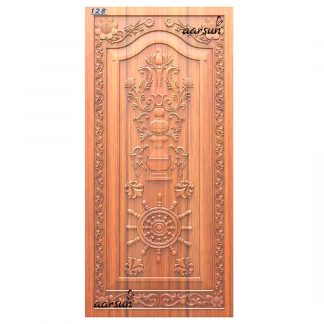 Entrance Door with Helm and Kalash-128