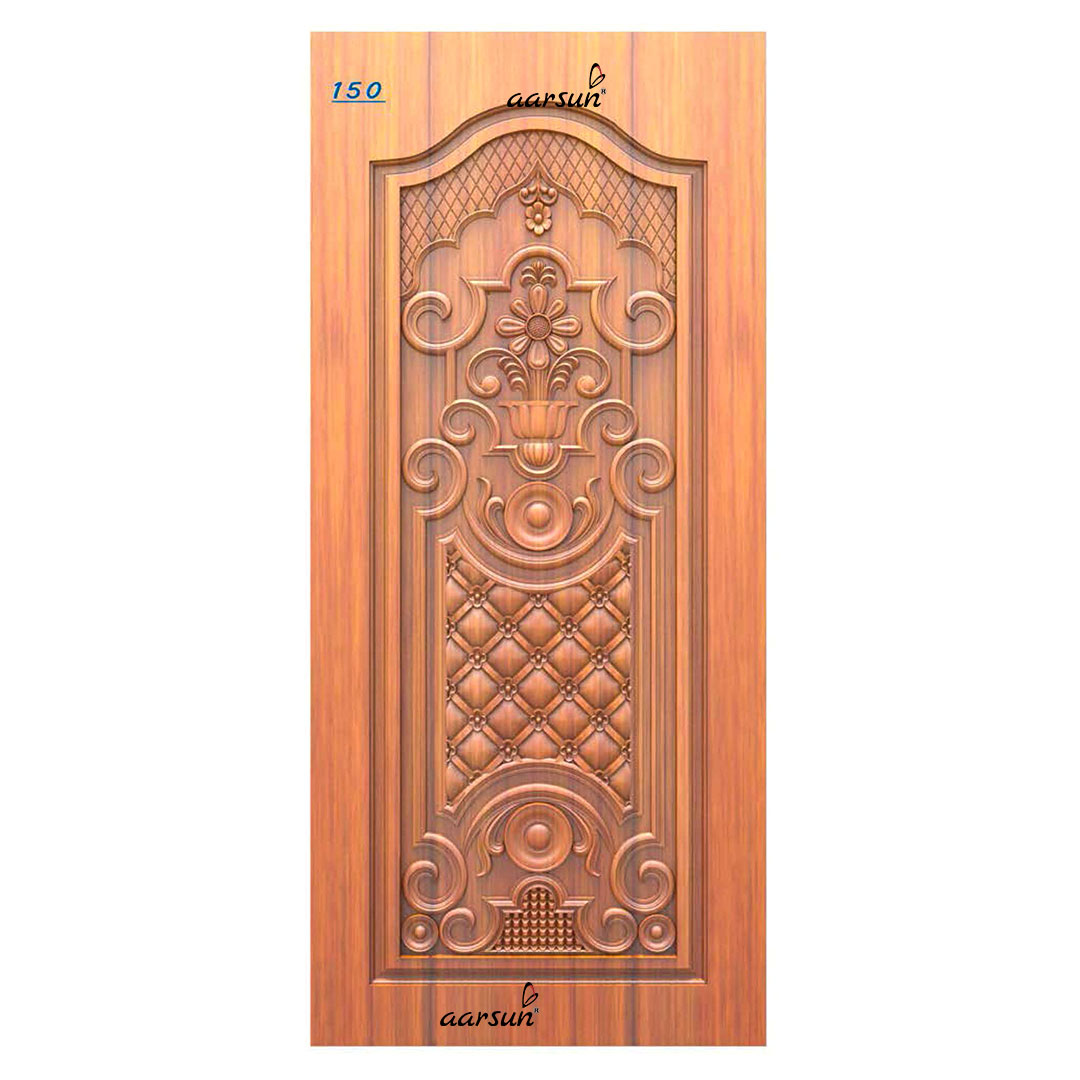 Subtle Floral Pattern Door-150