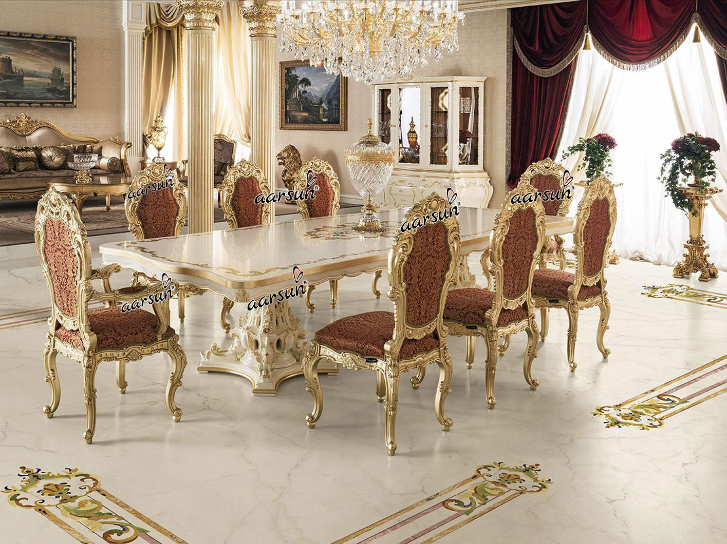 Handcrafted Premium Dining Set DNG-0054C