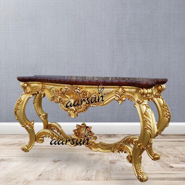 Wood COnsole table design designer table for home