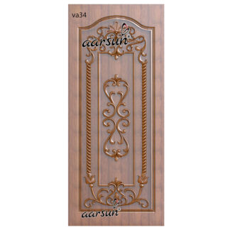 Carved Entrance Door AW-34