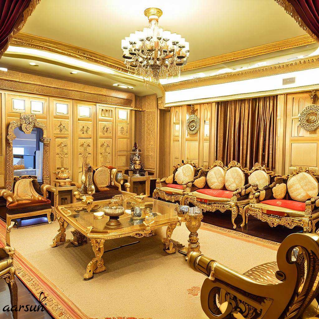 Guruji Chair Gaddi Satsang Singhasan Lion Chair Factory price