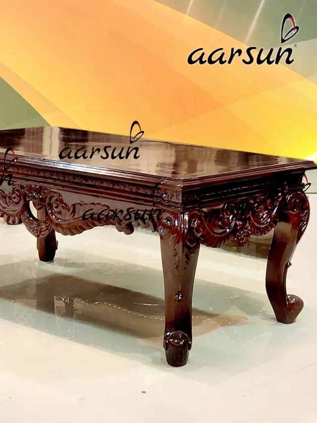 10 Different Types of Center Table Designs for the Living Room - Aarsun