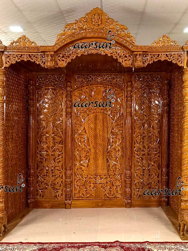 Top 10 Inspiring Temple Interior Designs to Find Peace at Home - Aarsun