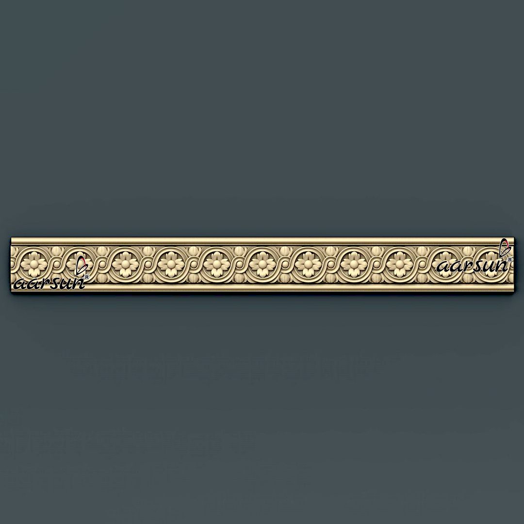 Flower Design CNC Cornice AW-026 - Aarsun