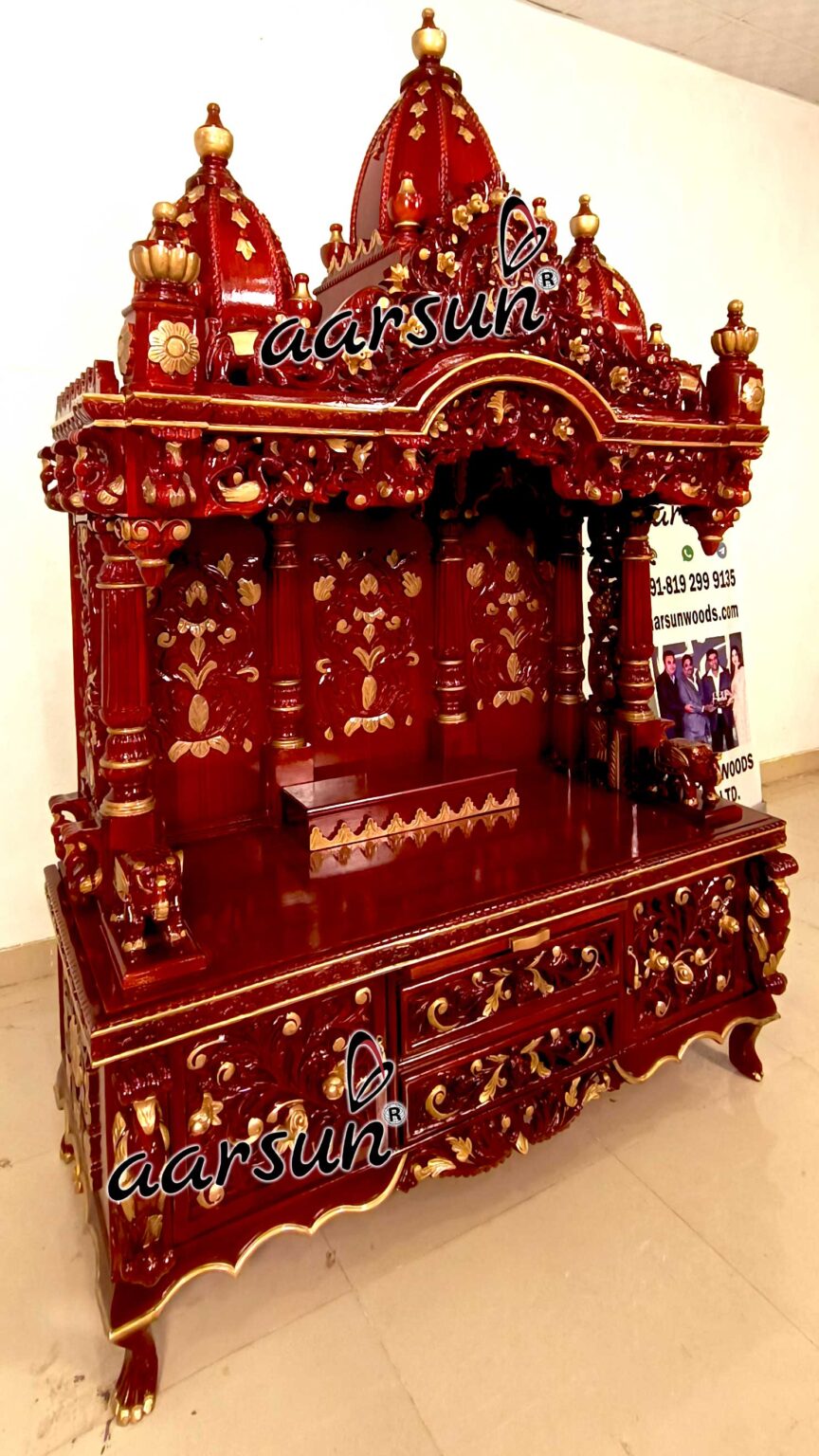 Designer Pooja Temple YT-696 - Aarsun