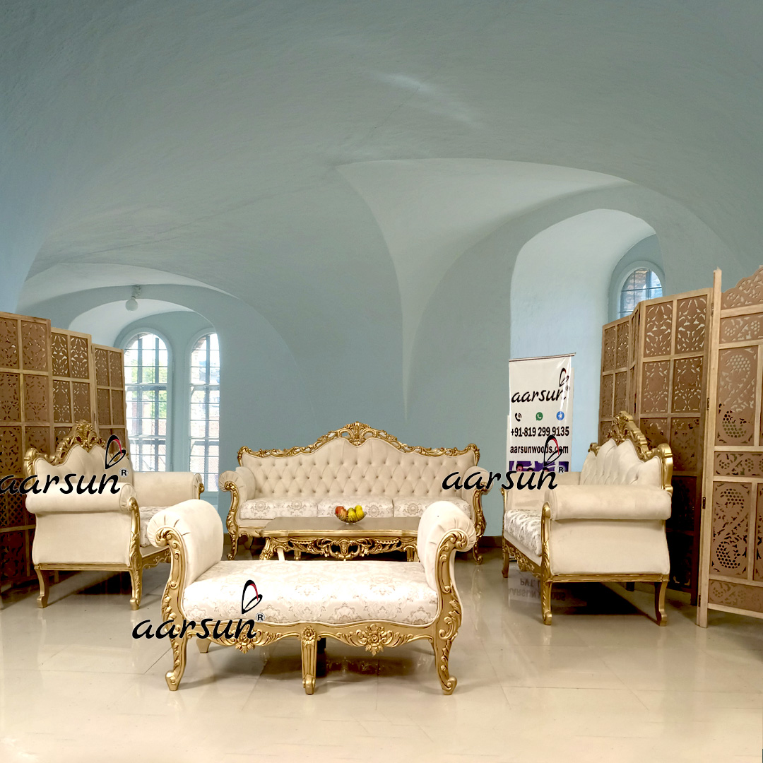 5 Real Royal Sofa Sets that will Definitely Impress Your Guests - Aarsun