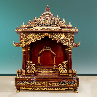 Top design home temple mandir, worldwide delivery factory price