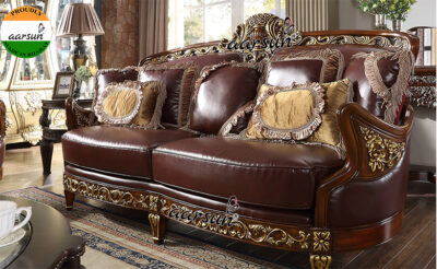 Maharaja Luxury Hand Carved Sofa Set LUXSF-005 - Aarsun