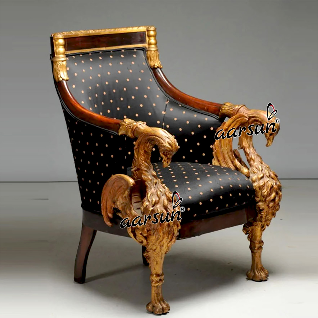 Royal Golden Arm Chair CHR-0018 - Aarsun