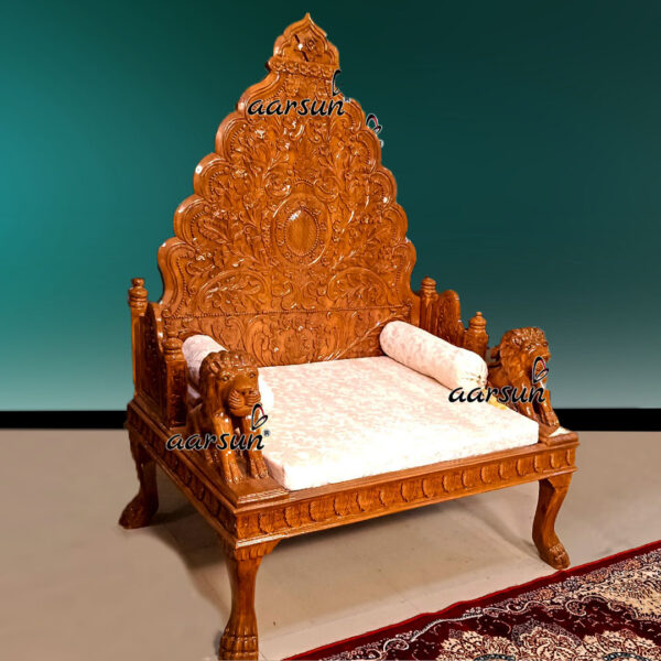 Traditional Guruji Chair in Teak Wood YT752 - Aarsun