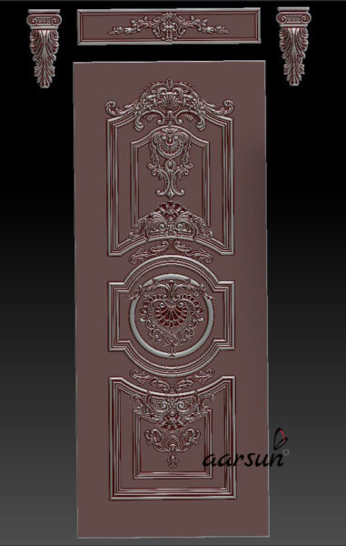 STL files for Wooden Door | Home Door | Free Download