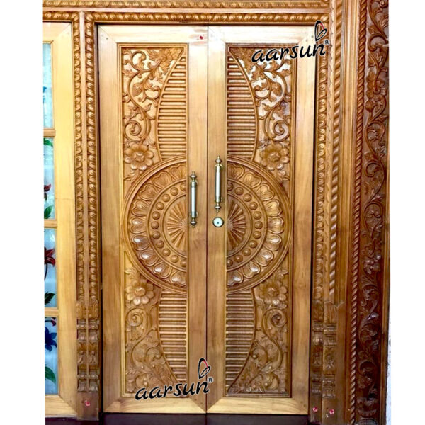 Entrance Double Door Design -165 - Aarsun