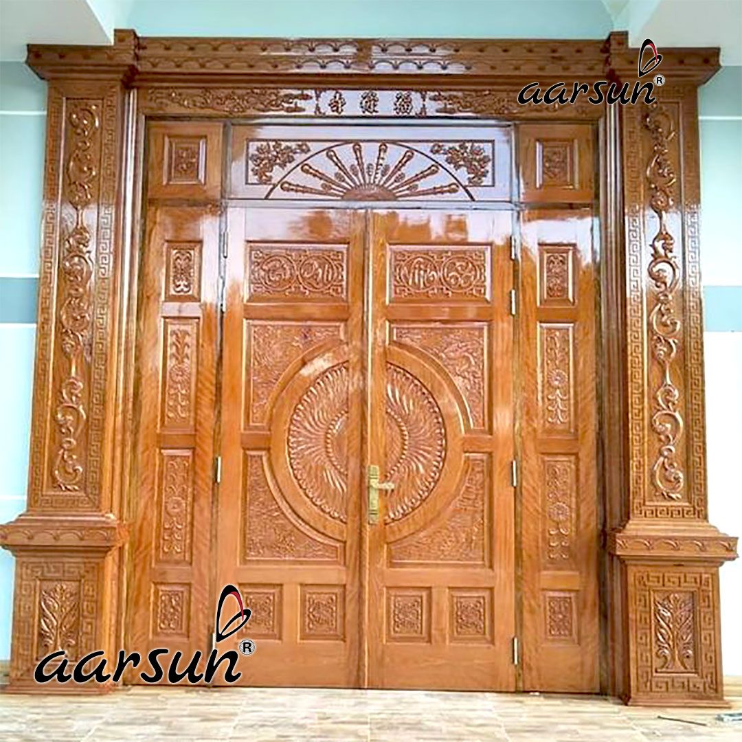 Interior Brown Double Door