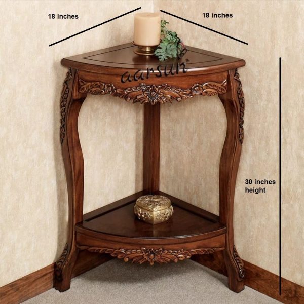 Best Corner Table Design wooden Stand top model globally