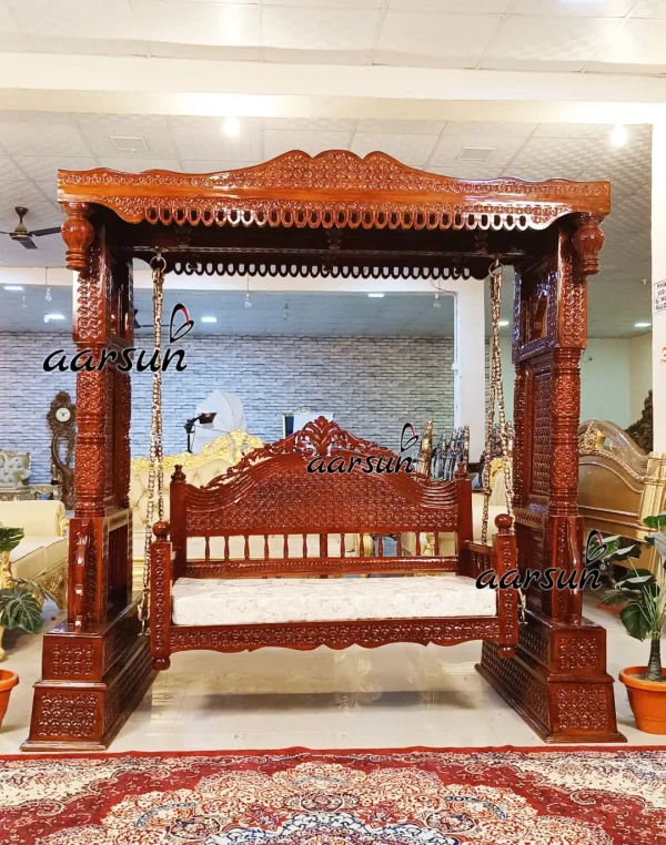 Top designer Wooden Stand Jhula Heavy Design JH-921 Brand - Aarsun