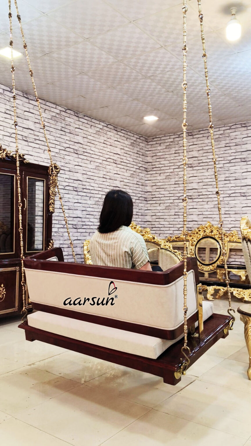 Wooden Ceiling Swing, jhula for home