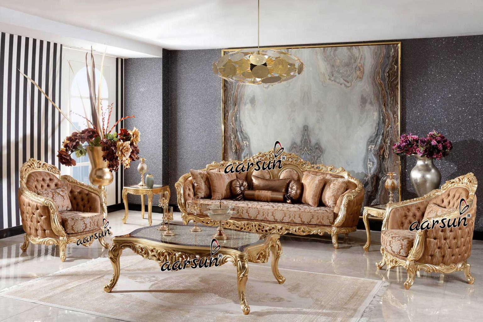 10 Amazing Sofa Set Designs for Home - Aarsun