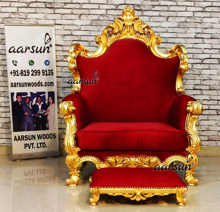 10 Elegant Wooden Guruji Chair Design 2024 - Aarsun